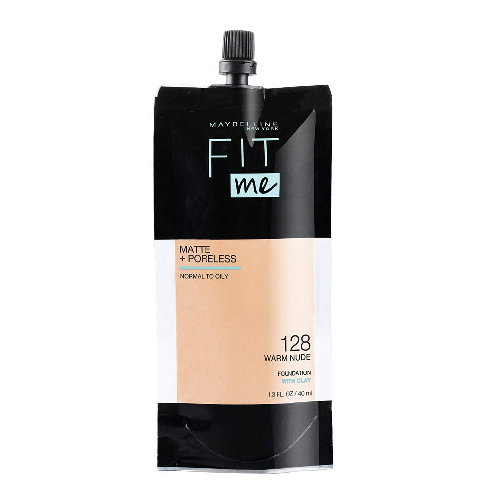 Maybelline Fit Me! 40ml 128 WARM NUDE | Matte – Cosmetix AU